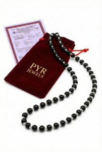 PYR Fashion 54 Beads Original Karungali Malai Silver Plated Mala with ...