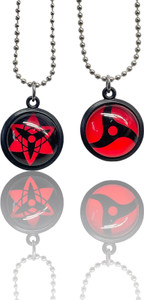 Skycart Naruto Anime Necklace Sharingan Pendant Men Women Alloy Chain ...