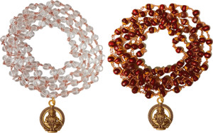 Sri Yagnaa Spatika Mala with Red Chandan Mala for Ayyappa Mala Dharan ...