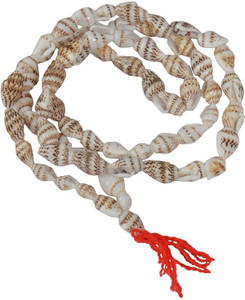 Takshila Gems Shankh Mala / Conch Mala, Small Conch Shell Mala 108+1 ...