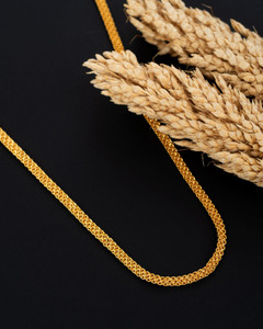 SATYASRI Traditional 1 gram gold femous Sachin chain 18" inches chain ...