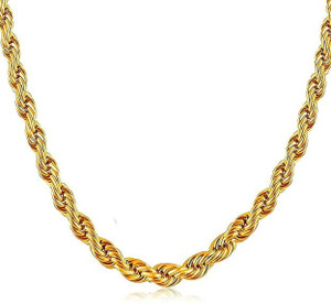 Kaima Golden Chain For Boys Stylish Heavy Golden Neck For Men Gold ...
