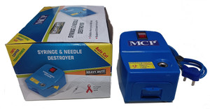 SWADESI BY MCP ABS Needle Syringe Destroyer Electrical Needle Cutter ...