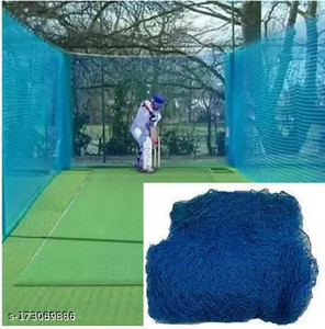 mssports Nylon 100x12 Feet Ground Boundary And Practice Cricket Net ...