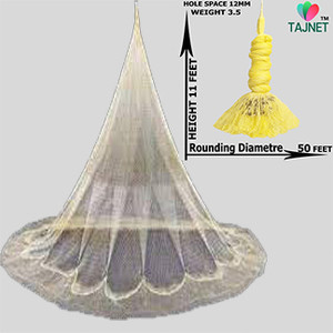 TAJNET CASTNET HEIGHT 11.FEET,12MM IRON SINKER, , ROUND 50fEET, WEIGHT ...