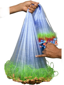 PURKAIT FISHNET HALF FINGER 18MM GILNET MUD SINKER,HIGHT3FT,UP ...