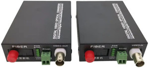 HANUTECH 1CH Digital Audio Video BNC to Fiber Optical Converter With ...