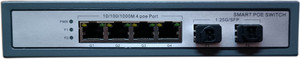 RAMEX Smart 4-Port PoE Switch Gigabit, 2 Uplinks, 1.25G SFP, 104W 4 ...