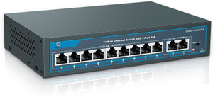 maxcom 9 Port+2 Up-Link Up to 250 Mtr. Long Distance For IP Cctv 9 ...