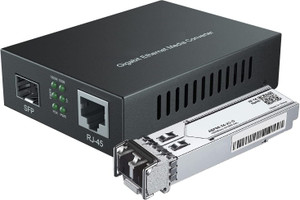 RAMEX SFP to Ethernet Media Converter Fast Ethernet With 1.25G DDM SFP ...