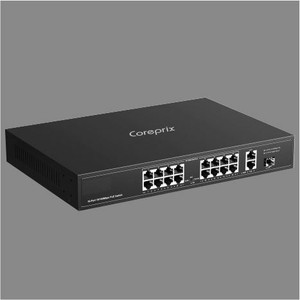Coreprix CPN- 5716 POE SWITCH 16 Ports 100 Mbps Fully Managed Network ...
