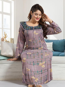 FOMTI Women Maternity/Nursing Nighty - Buy FOMTI Women Maternity ...