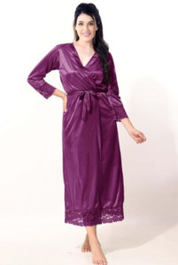 Punnu Women Nighty with Robe - Buy Punnu Women Nighty with Robe Online ...
