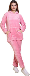 RG BY SS CLOTHING Women Solid Pink Night Suit Set Price in India - Buy ...