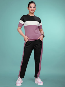 SAKARMAA Colorblock Women Track Suit - Buy SAKARMAA Colorblock Women ...