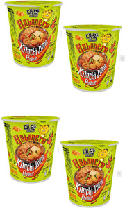 Daebak Habanero Kimchi Jjigae Flavour Cup 79 gm (Pack of 4) Cup Noodles ...