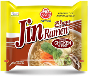 Ottogi Jin Ramen Korean Style Chicken Flavor Instant Noodles Non ...