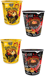 Daebak Cheese & Ghost Pepper Flavour Cup 79 gm (Pack of 4) Cup Noodles ...