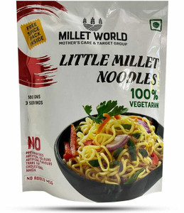 MILLET WORLD LITTLE MILLET NOODLES 180gmx3 5 pack Hakka Noodles ...
