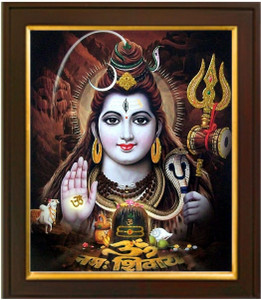 Hitech Lord Shiva Sankar Mahakal Photo Frame For wall Mount or Tabletop ...