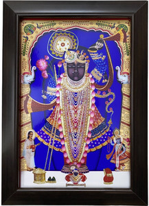 pragyapictures Lord Shri Nath Ji for Pooja Religious Frame Price in ...