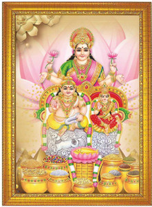 AY FASHION Goddess Laxmi Religious Frame Price in India - Buy AY ...