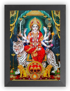 DECORPRINT DESIGN Durga Maa Nav Roop Photo Frame,Durga Maa Photo Frame ...