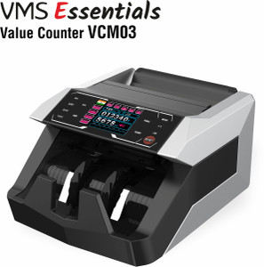 VMS Essentials Mixed Value Currency Counting Machine with UV/MG/IR ...