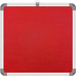 CraftXpress Premium 1x1 Feet Red Colored Notice Board For Study Room ...