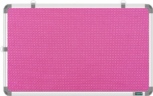 ShelfKing 58.5x28 CM Premium Material Pink Notice Board/ Pin-up Board ...