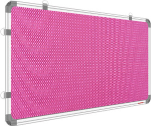 DeskFlex 2x3 Feet Premium Material Pink Notice Board/Pin-up Board/Soft ...