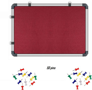 Smartix Notice Board 2x3 feet / Pin Up Display Board with 50 pins for ...