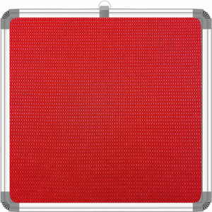 CraftXpress Premium 1x1 Feet Red Noticeboard/Pin-up Display Board For ...