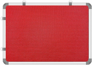 CraftXpress Premium 2x6 Feet Red Colored Notice Board Notice Board ...