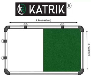 katrik 1.5x2 Feet Green Combination Board for School, Office and Home A ...