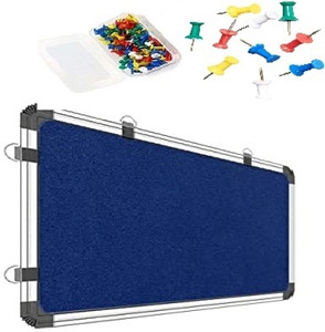 katrik 1.5x2 Ft Notice Board With 50 Pin Box for Office, School and ...