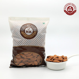 SGK Mamra Almonds Badam Giri High in Fiber Real Nuts Whole Natural ...