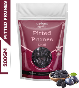 Vedyaz Organic Dried Pitted Prunes Dry Fruits for eating - Seedless ...