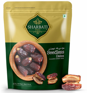 SHARBATI DATES Premium Seedless De-seeded Dates Price in India - Buy ...