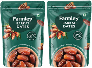 Farmley Barkat Dates Pack Of 2 | Naturally Sweet Khajoor Dry Fruit ...