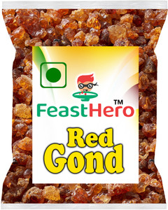 Feast Hero Gond/Gund/Gound (Edible Gum) Natural Flavour |Red Gond Pouch ...