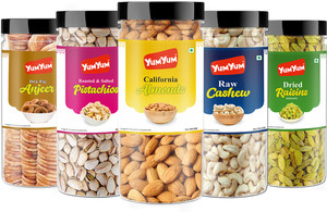YUM YUM Premium Dry Fruits Combo Pack (Badam, Kaju, Pista, Kismis ...