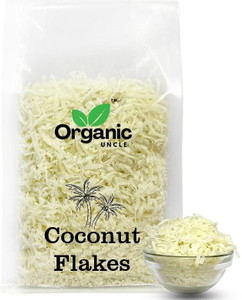 organic uncle Coconut Flakes | 100% Natural & Unsweetened | 1KG Pack ...