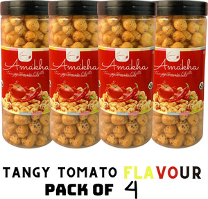 AMAKHA Makhana Roasted Flavoured tangy tomato chilli Fox Nut Price in ...