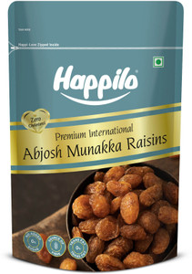 Happilo Premium Abjosh, Natural Munakka Dry Fruits Large Golden Raisins ...