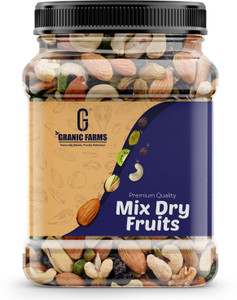 Granic Farms Healthy Mixed Dry Fruits 1kg | Mix Fruit | Almonds ...