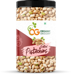Organic Grocery Premium Roasted & Salted Pista (Pistachios Nut) jar ...