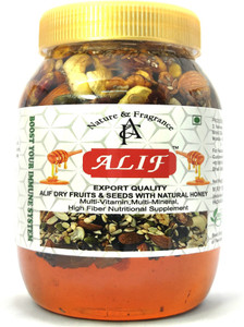 alif 15-in-1 Dry Fruits & Seeds with Natural Honey: Nutrient-Rich ...
