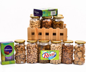 vt real nutri DRY FRUIT GIFT BASKET /HAMPER/ BOX Cashews, Almonds ...