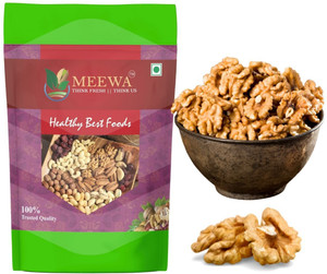 MEEWA Extra Light Halves Walnuts Kernels Without Shell, Akroth Giri, 1 ...